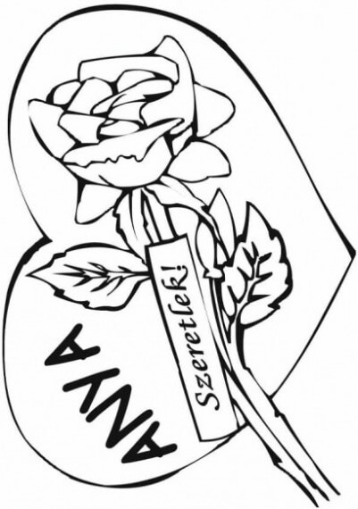 Anyák napi kifestők, színezők - Anyák napjára 2026