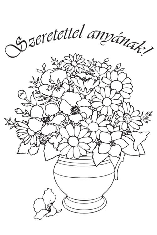 Anyák napi kifestők, színezők - Anyák napjára 2026